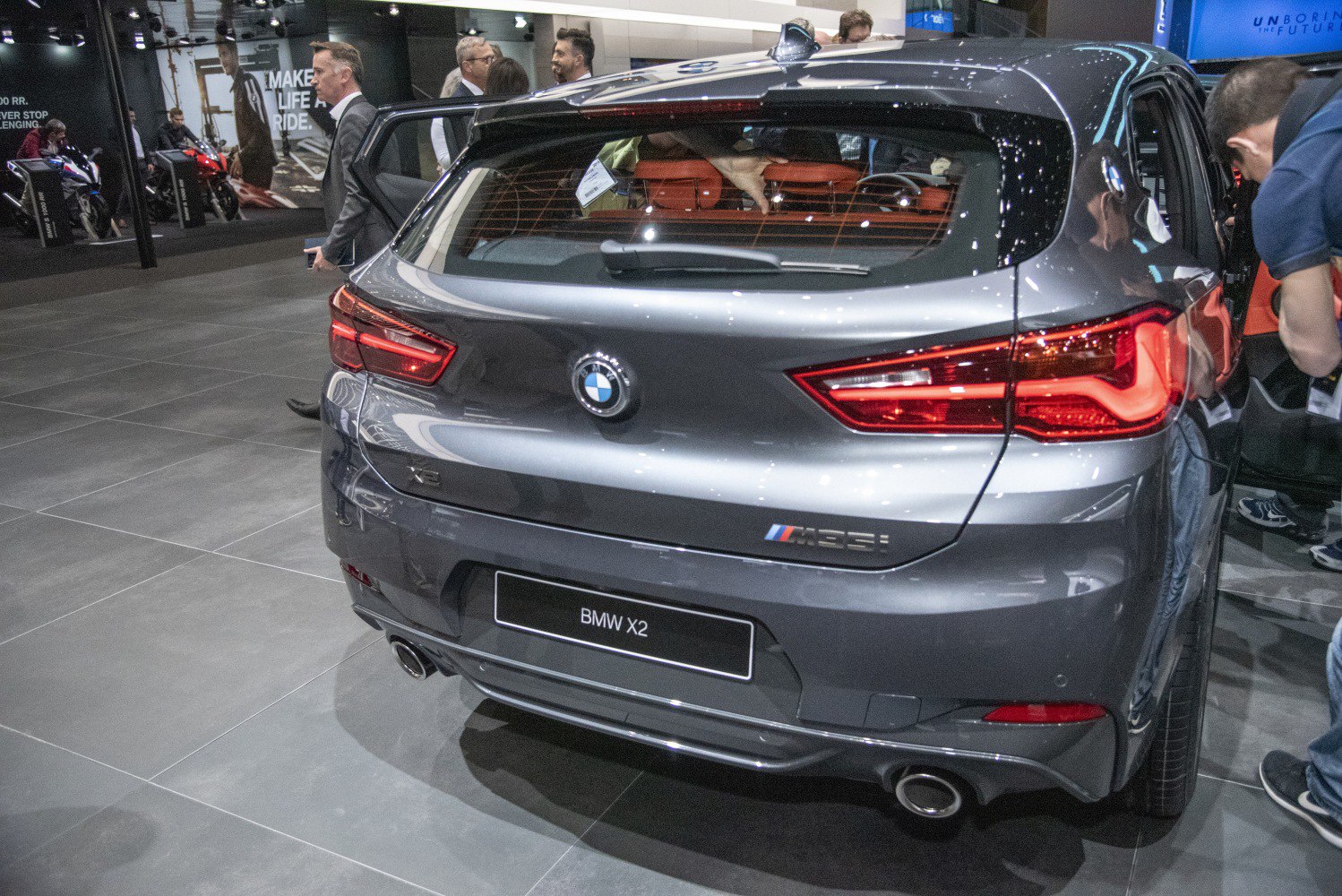 BMW X2 F39 WHEEL ARCH TRIM MOULDING REAR RIGHT DRIVER SIDE IN BLUE C1D ...